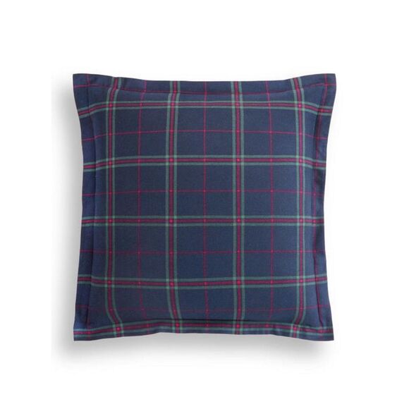 Martha Stewart | Bedding | Martha Stewart Navy Plaid 26 X 26 Sham ...